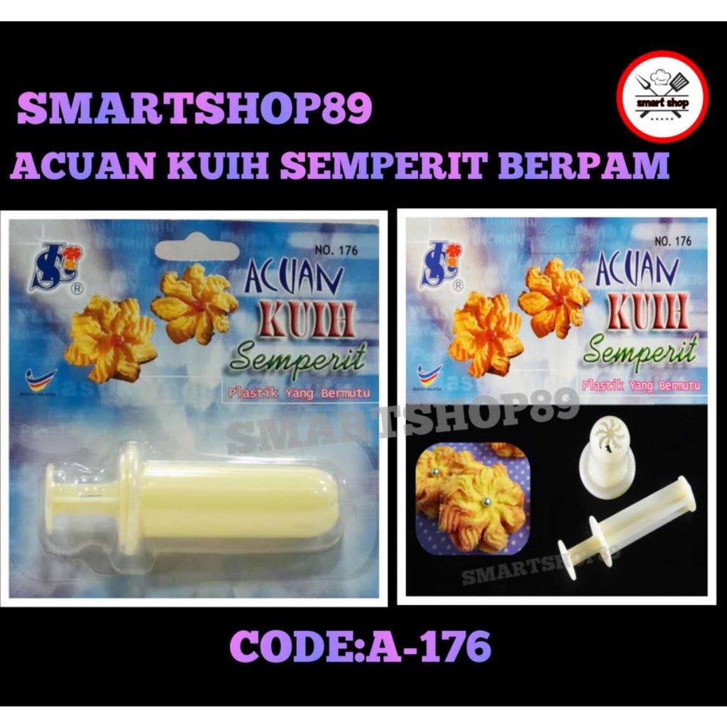 Acuan Tekan Berpam Kuih Biskut Semperit Bunga Tart Nenas Gulung Biskut ...