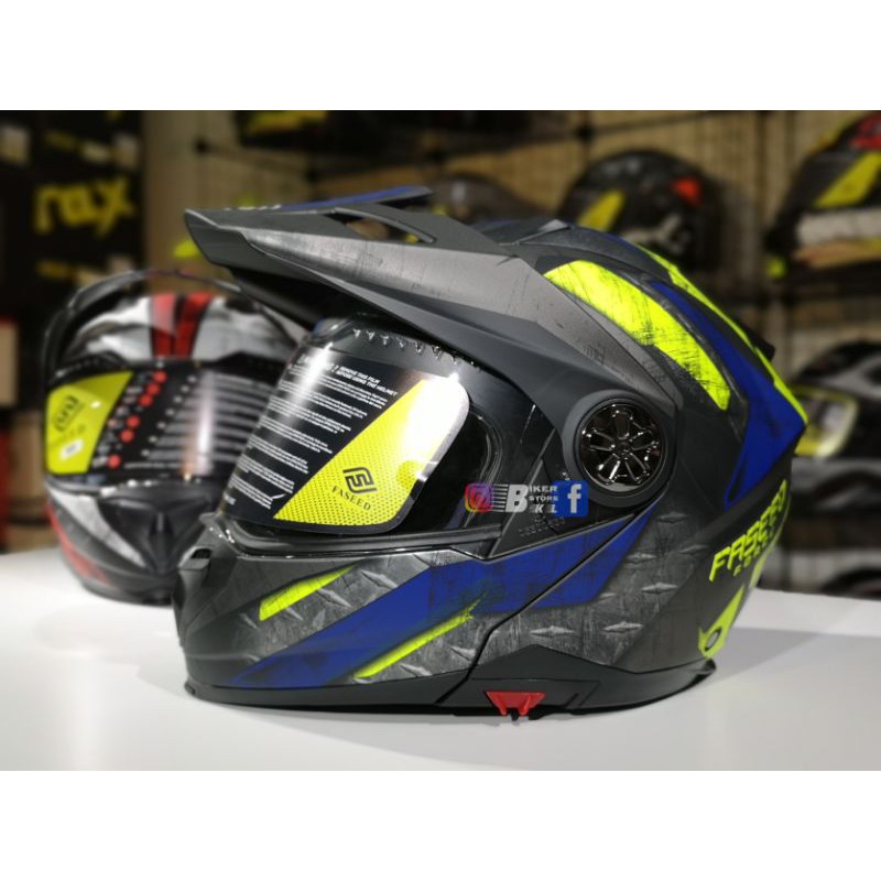 💯% Original Faseed Adventure Modular/Flip UP Helmet | Shopee Malaysia