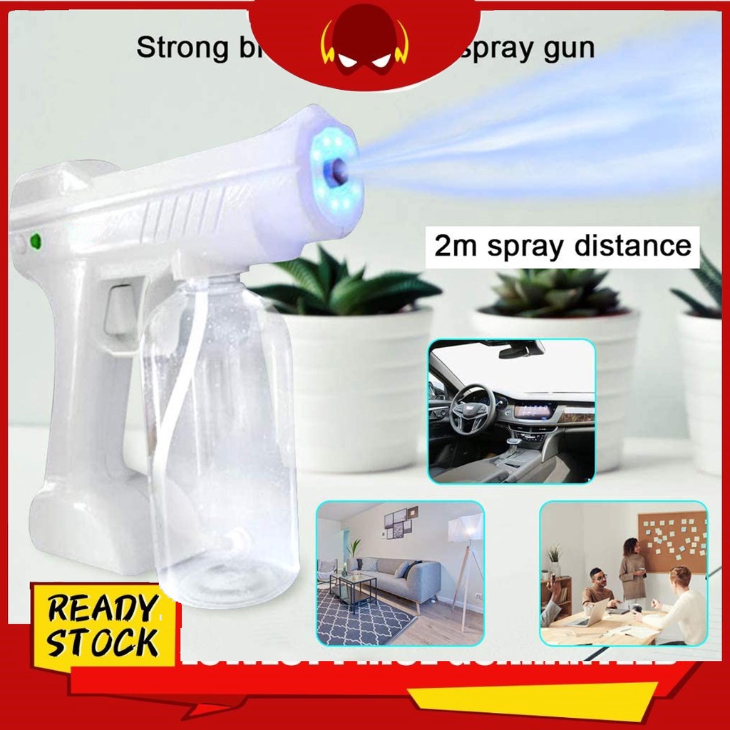 🥇SHOPEE NO.1🥇 Sanitizer Spray Gun Machine UV Blue-ray 800ML Wireless ...