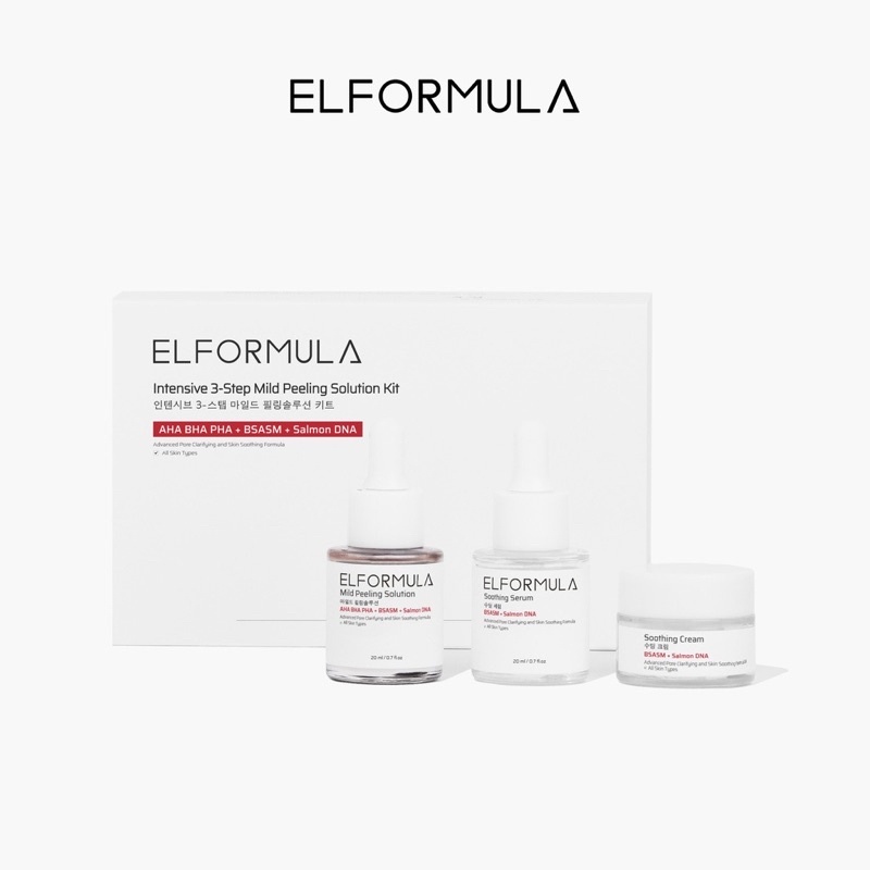 Elformula 3 Step Intensive Mild peeling Intensive kit - Elformula ...