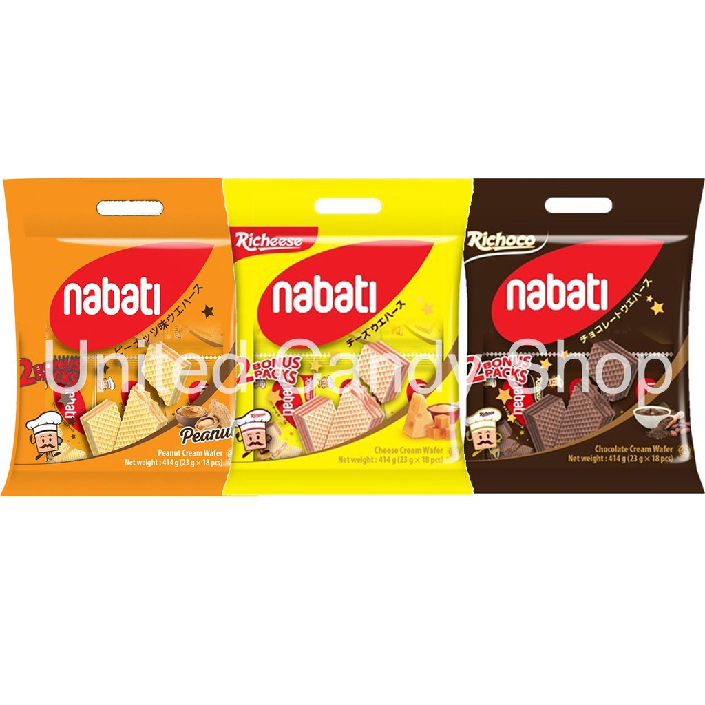 Nabati Cream Wafer ( 2 Bonus Packs ) | Shopee Malaysia