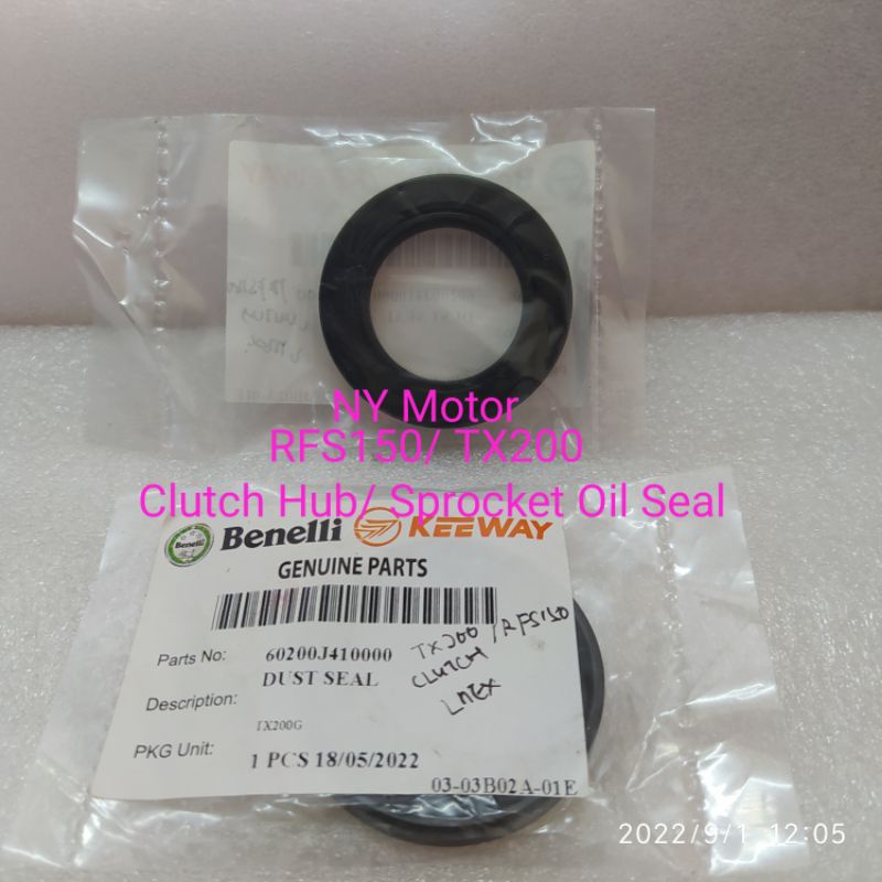 Benelli Keeway RFS150 RFS150i Original Sprocket / Clutch Hub Oil Seal ...