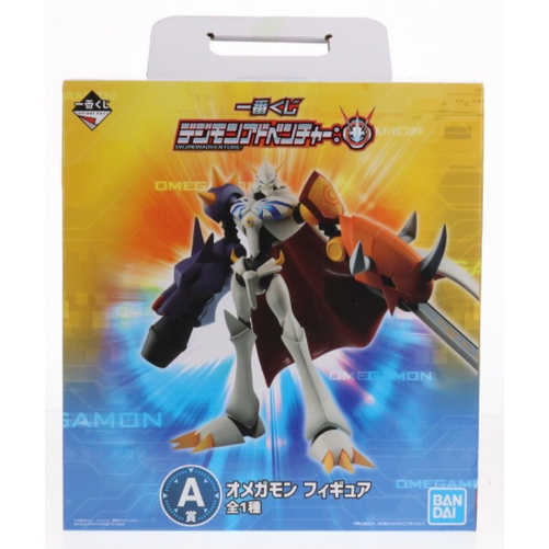 BANDAI A Prize Ichiban Kuji Omegamon / Omnimon GOLD Sticker ( Action figure toys mainan statues ...