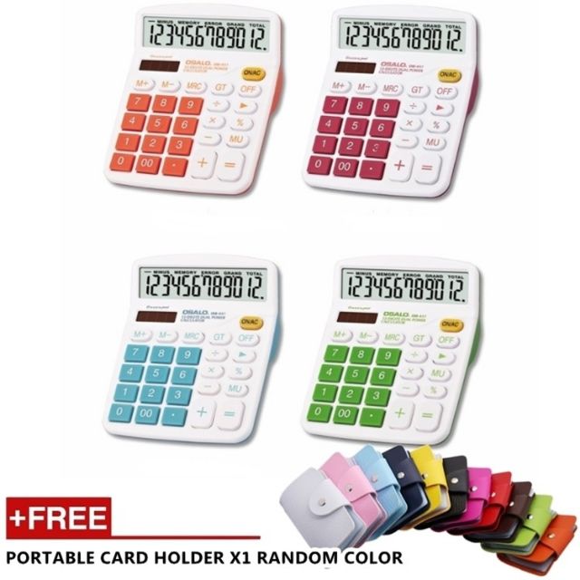 🇲🇾Desk calculator with free gift mesin kira kalkulator | Shopee Malaysia