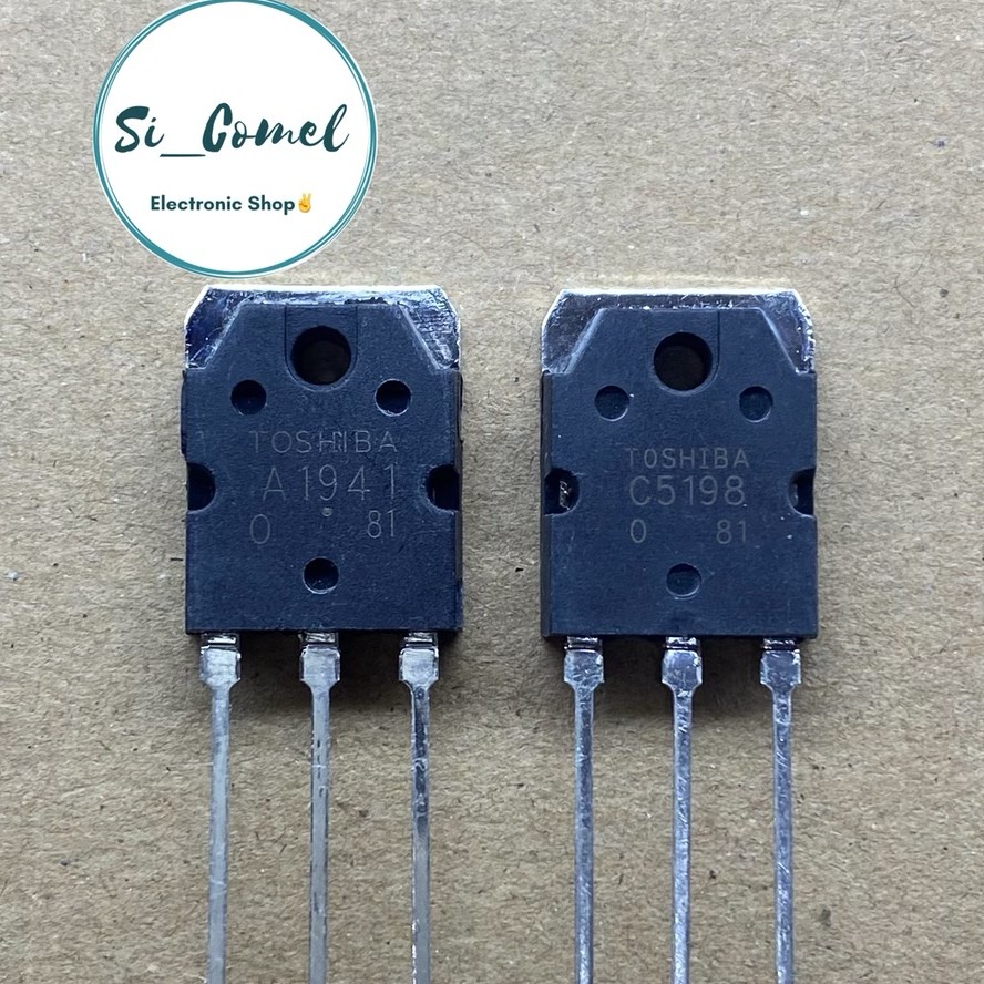 🇲🇾🔥READY STOCK🔥NEW TOSHIBA 2SA1941 2SC5198 A1941 C5198 TO-3P Transistor ...