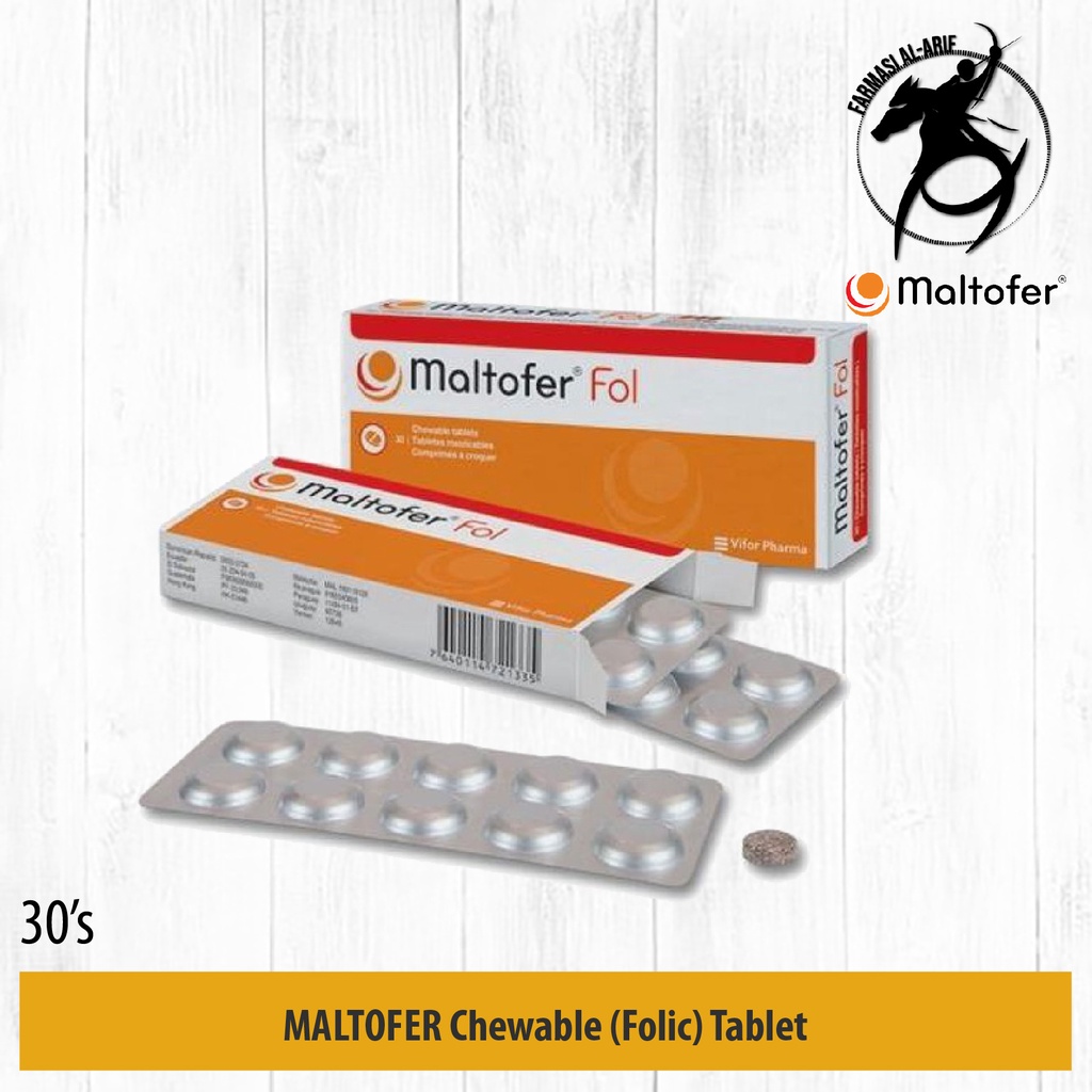MALTOFER Chewable (Folic) Tablet 30's | Shopee Malaysia