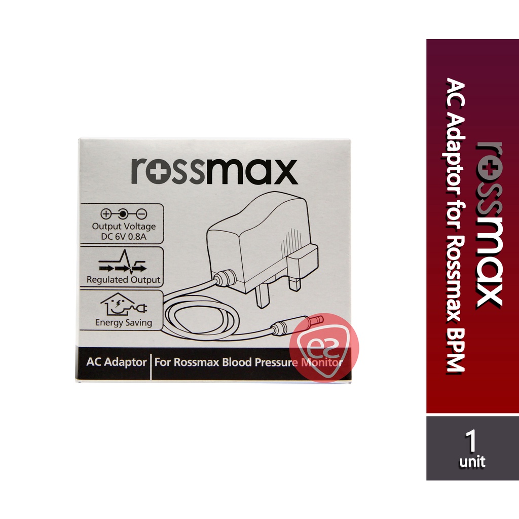 ROSSMAX AC ADAPTER FOR ROSSMAX BLOOD PRESSURE MONITORS (GENUINE - 3 ...