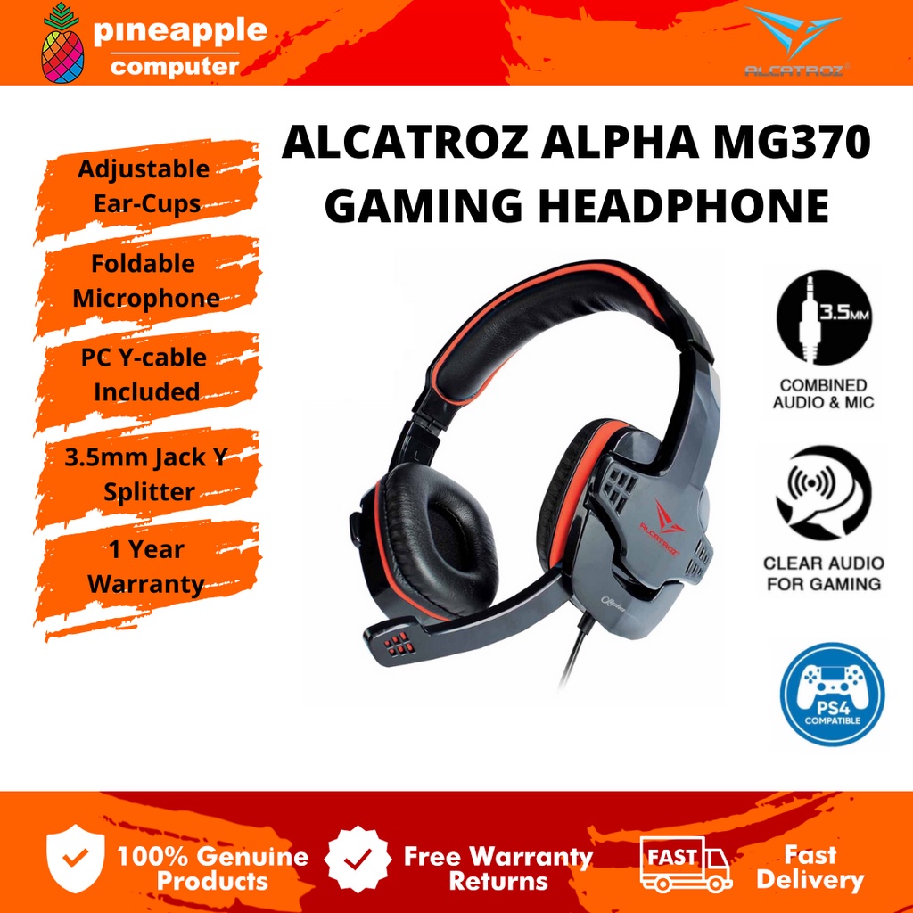 Alcatroz Alpha MG370 Gaming Headset | Shopee Malaysia