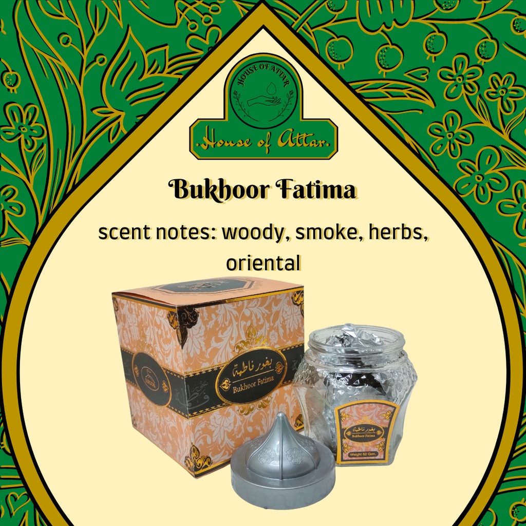 Pewangi Bukhoor Fatima Wangian Bukhoor Flavour Jenis Tablet Bulat ...