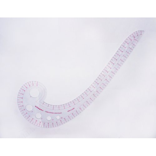 NO.3231 Multi -Purpose Comma Shape Curve Line Pattern Ruler / Pembaris ...