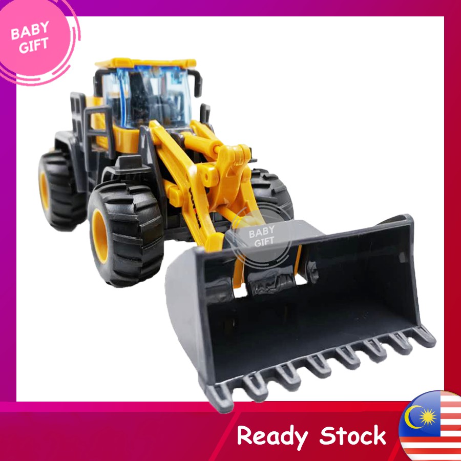 Children Construction Vehicle Bulldozer Scale Truck Model Collection ...