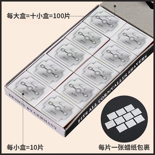 100pcs Suberly Replacement Refill Razor Blade Foot Pedicure Corn Callus ...