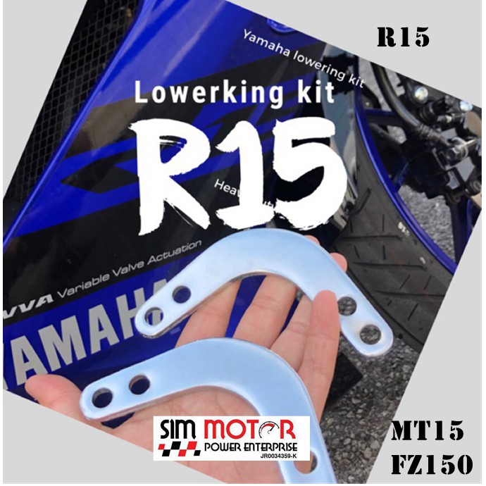 R15 MT15 FZ150 LOWERING KIT HEAVY DUTY YAMAHA MT-15 FZ-150 LOWER RENDAH ...