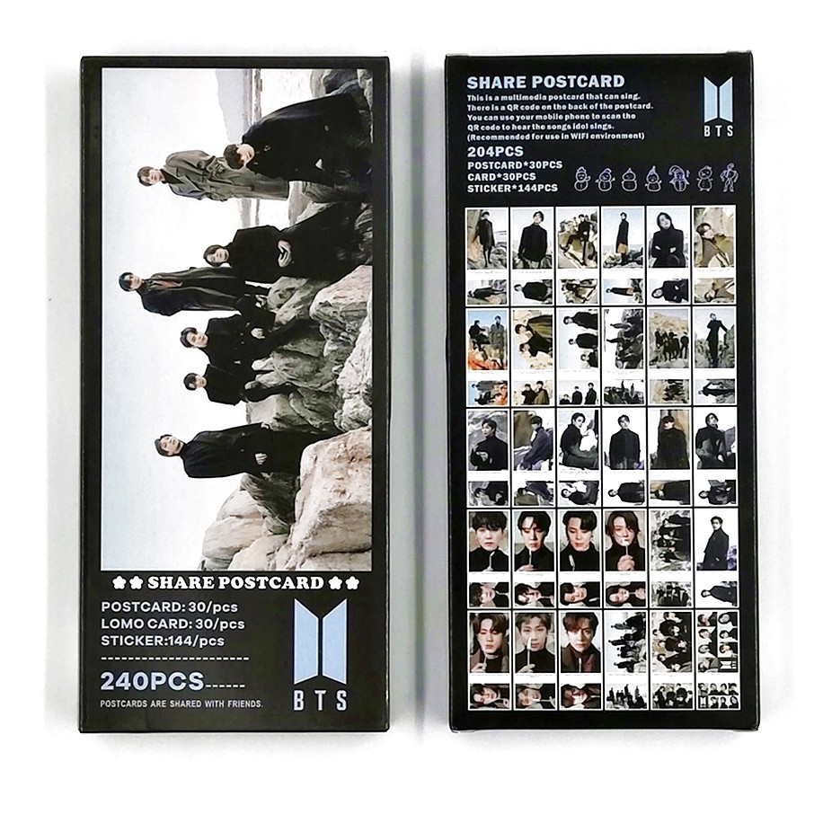 KPOP Postcard Set Bookmark Photo card Photocard Album Jimin BTS RM Jin ...