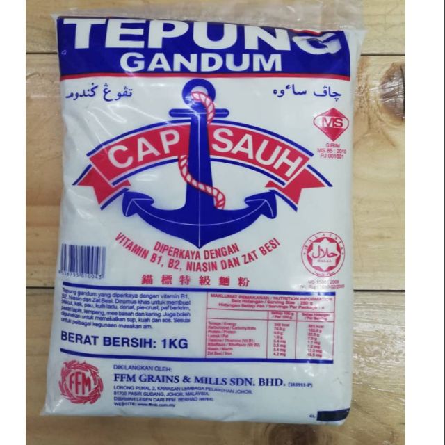 TEPUNG GANDUM 1KG cap sauh | Shopee Malaysia