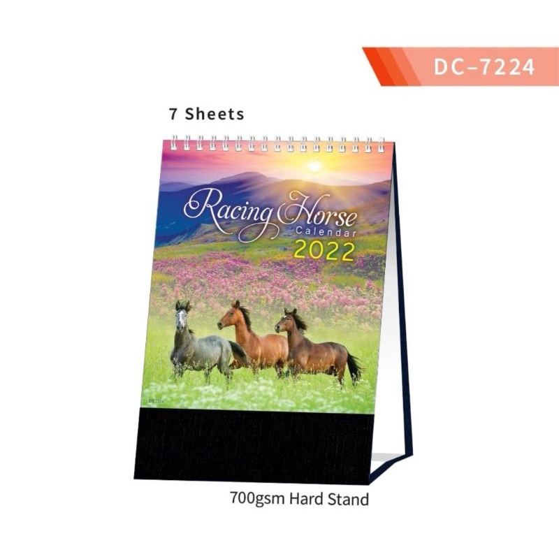 Desk Calendar 2024 Horse Racing - 7 Sheets BEST SELLER | Shopee Malaysia