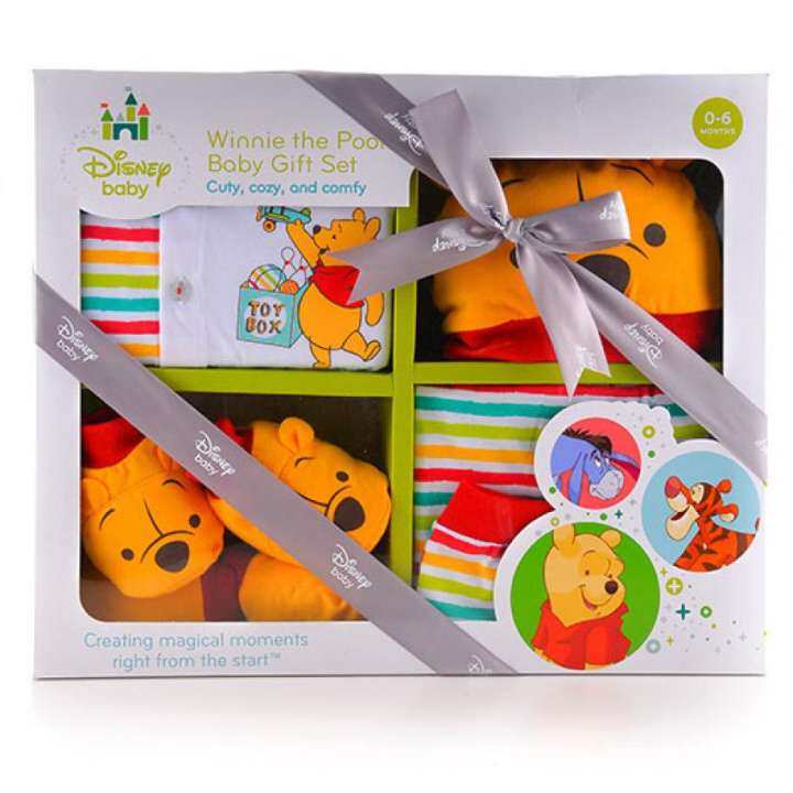 Disney Baby Winnie The Pooh Premium New Born Baby Clothes Gift Set - 5 ...
