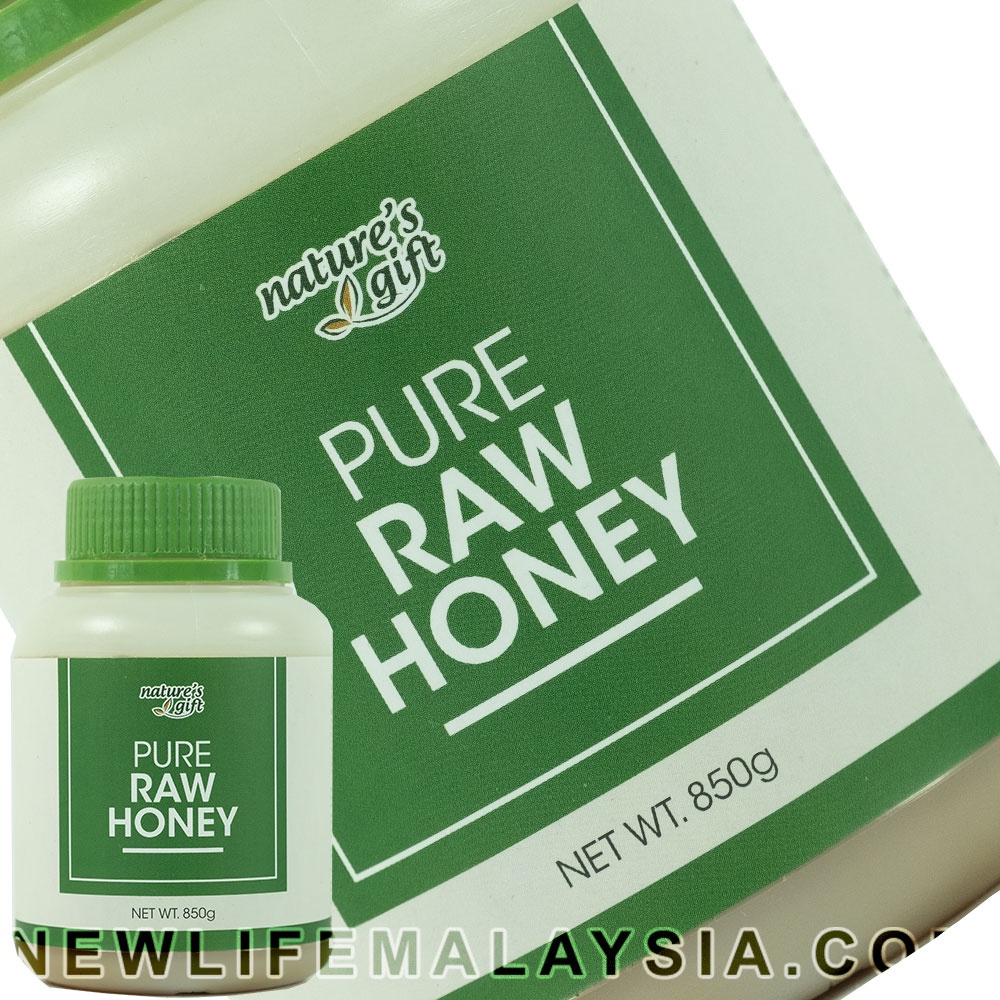 Pure Raw Honey - 850g 100% Natural & Unfiltered, Rich in Nutrients ...