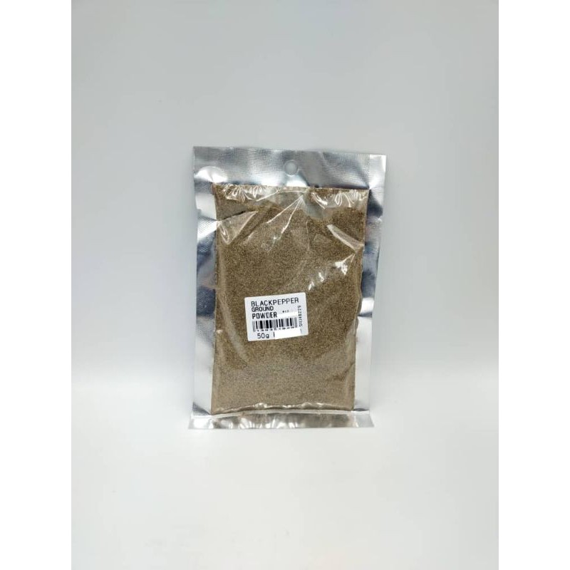 Blackpepper Ground Powder | Serbuk Lada Hitam Halus | 50g | Shopee Malaysia