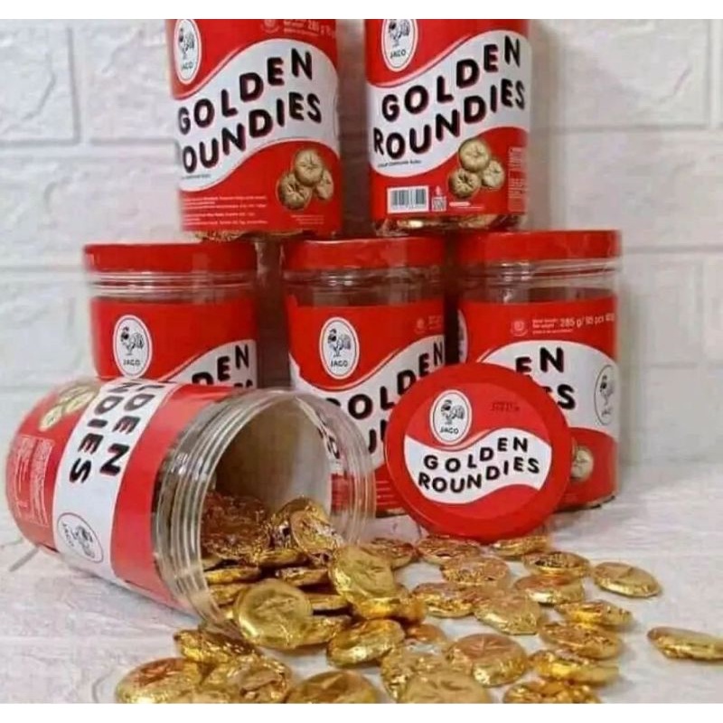 Chocolate Golden Roundies Chocolate Coin Golden Roundies 285gr | Shopee ...