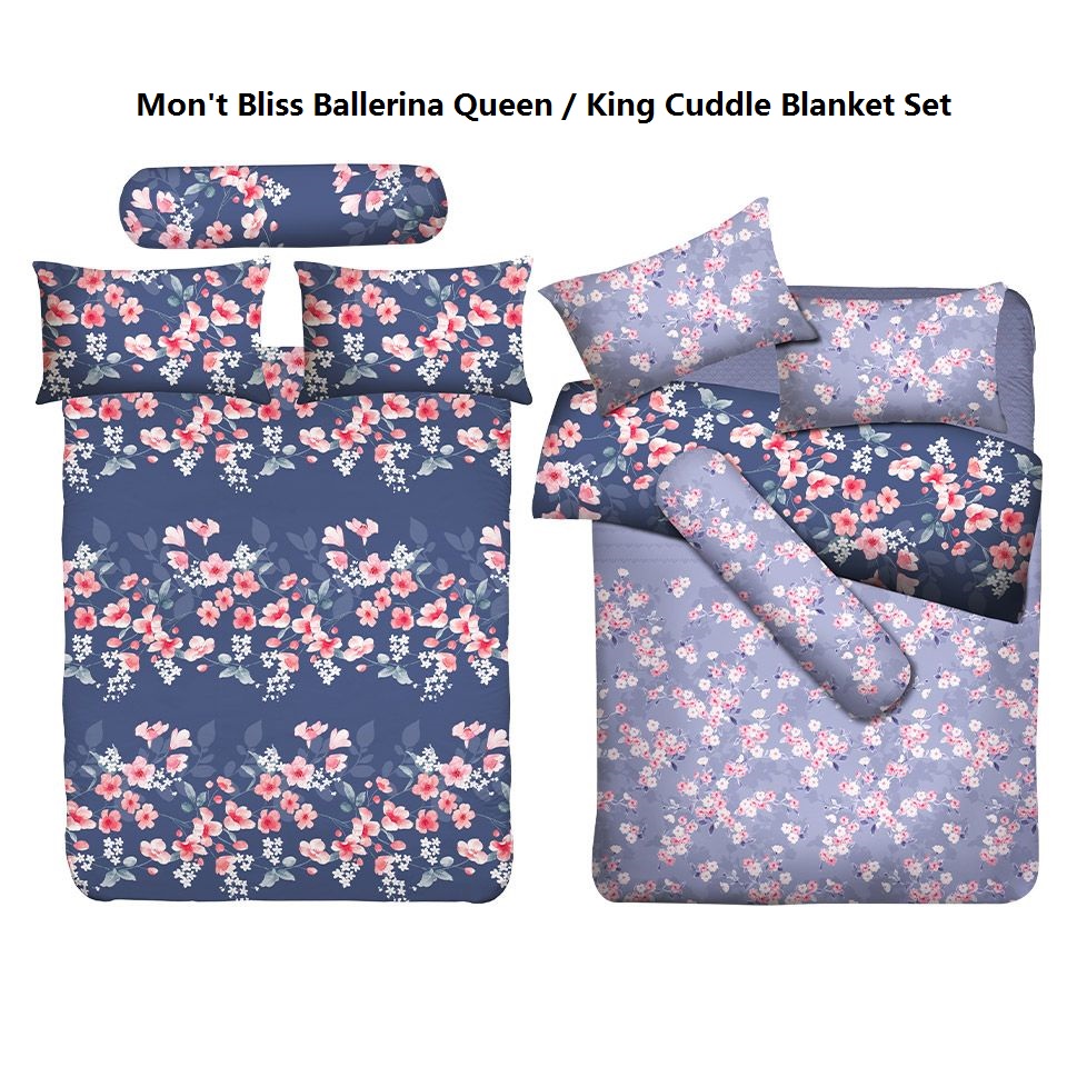 Mon't Bliss Ballerina QUEEN / KING Cuddle Blanket | Shopee Malaysia