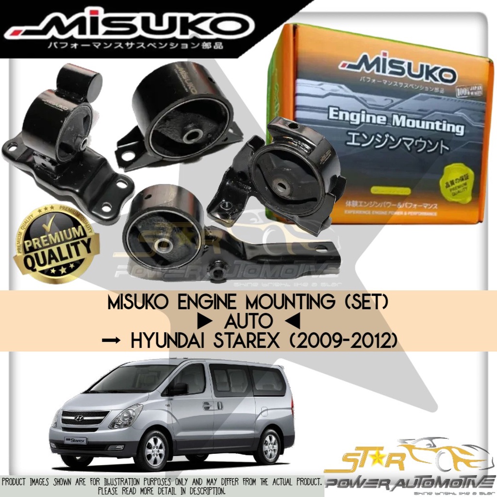 MISUKO Hyundai Starex (2009-2019) Auto Premium Engine Mounting Set ...