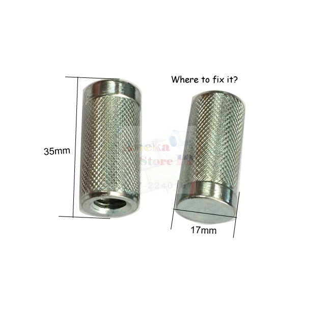 DCMoto Stopper Metal Screw Nut 1-pair Autogate Screw Stopper | Shopee ...