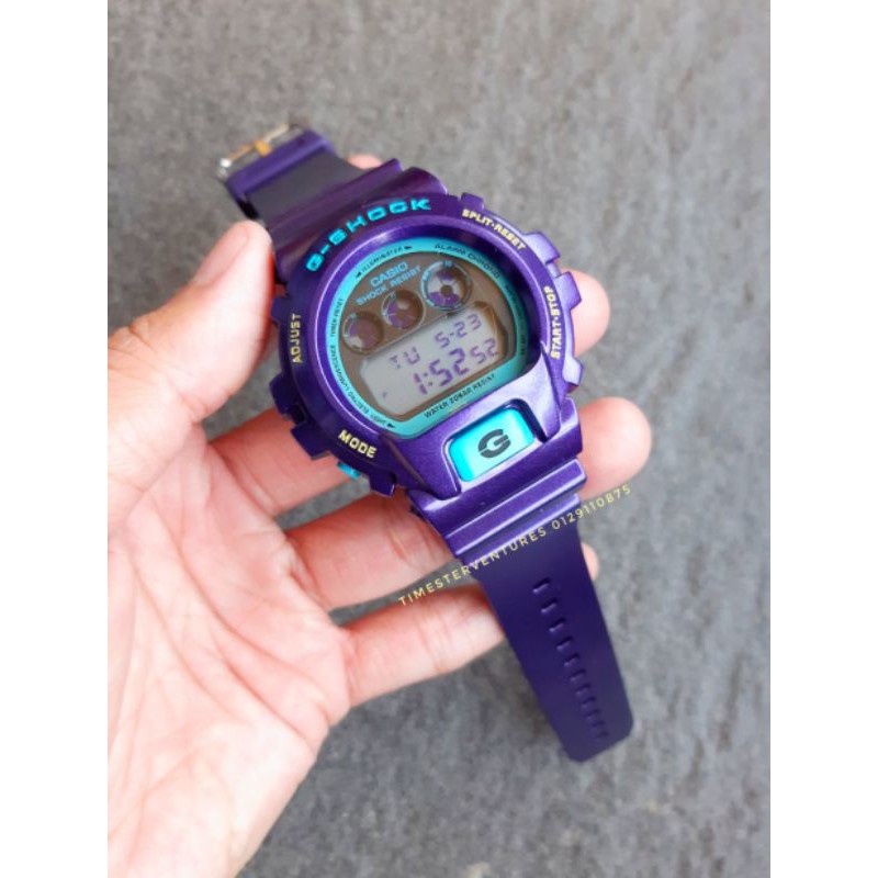 [Cermin Kaca] G Shock DW6900 CC6 Purple Joker Digital Watch | Shopee ...