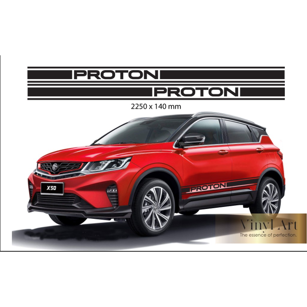 Vinyl_Art Proton side body line, Racing stripe, Proton sticker, stylish ...