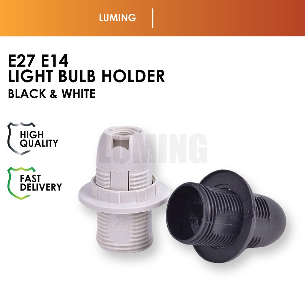 LMG_ E14 E27 Bulb Holder Screw Cap Lamp Holders Pendant Light Lighting ...