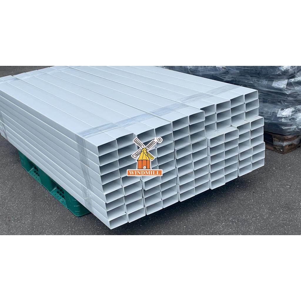 1batang=2meter Hydroponic NFT 2"x4" 2x4 Rectangular uPvc pipe Square ...