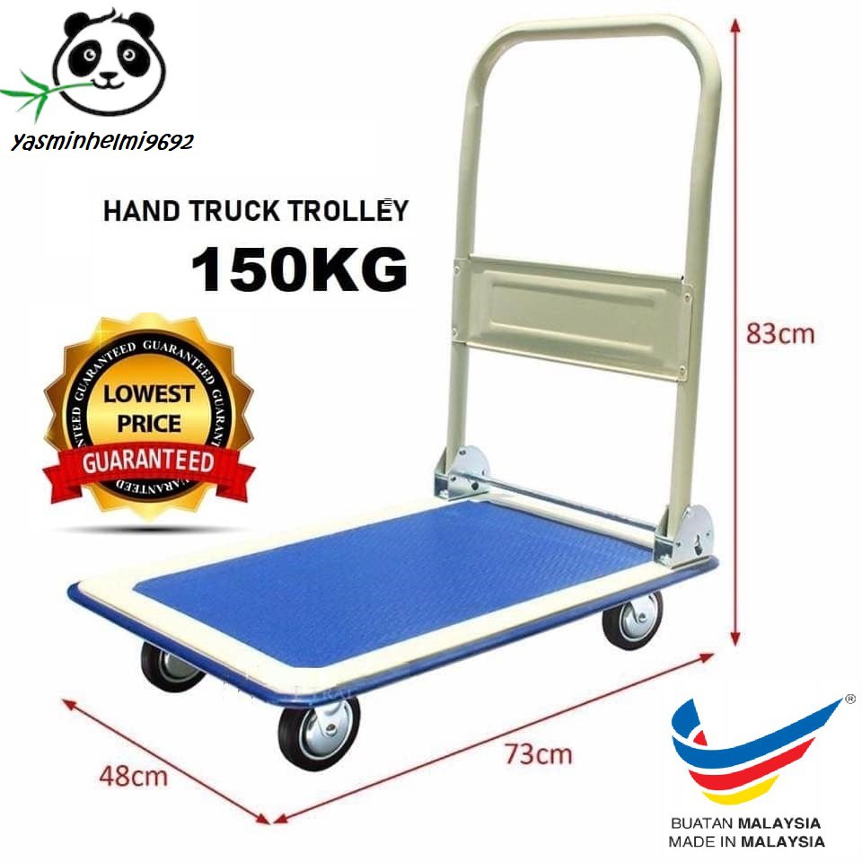150kg Capacity Foldable Platform Metal Hand Truck Trolley High Quality ...