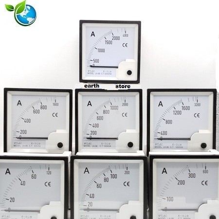 INSTRUMENTS ANALOGUE METERS 96mm amp x 96mm /5A METER | Shopee Malaysia