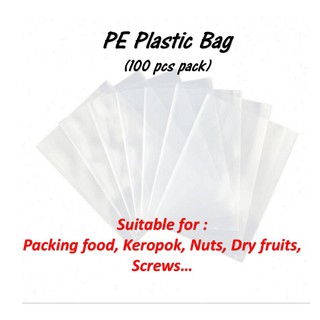 PE Plastic Bag / Food Packaging Kacang Putih Kerepek/ Plastik Lembut ...