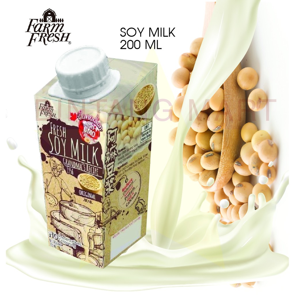 Farm Fresh UHT Soy Milk 200ml | Shopee Malaysia