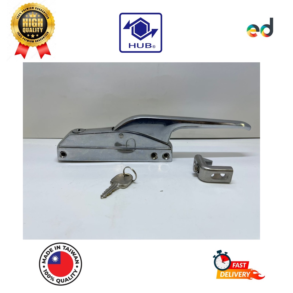 [ORIGINAL] HUB AH-1200 Edgemount Mechanical Latches Handle TAIWAN | Shopee Malaysia