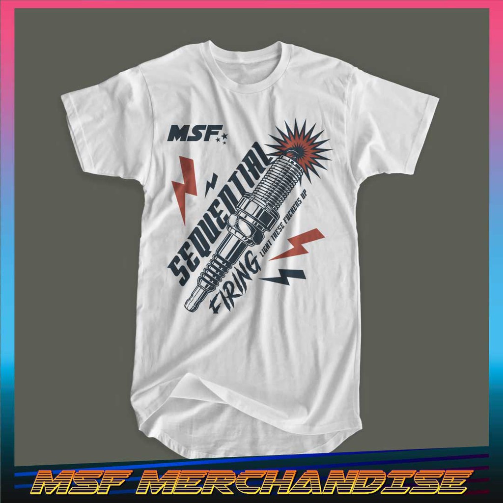 MSF Racing Spark Plug Tee by MSFxRevJunkies | Shopee Malaysia