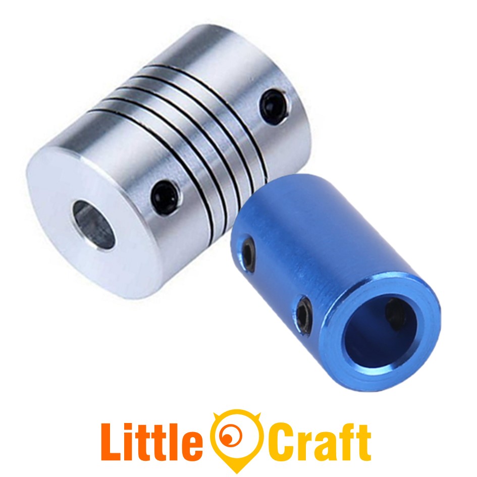 Flexible Fix Helical Coupling Stepper Motor For 3D Printer CNC | Shopee ...