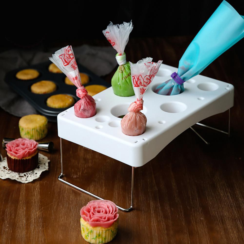 Import TABLE Holder PASTRY DECORATION Fondant Baking Tips NOZZLE piping ...
