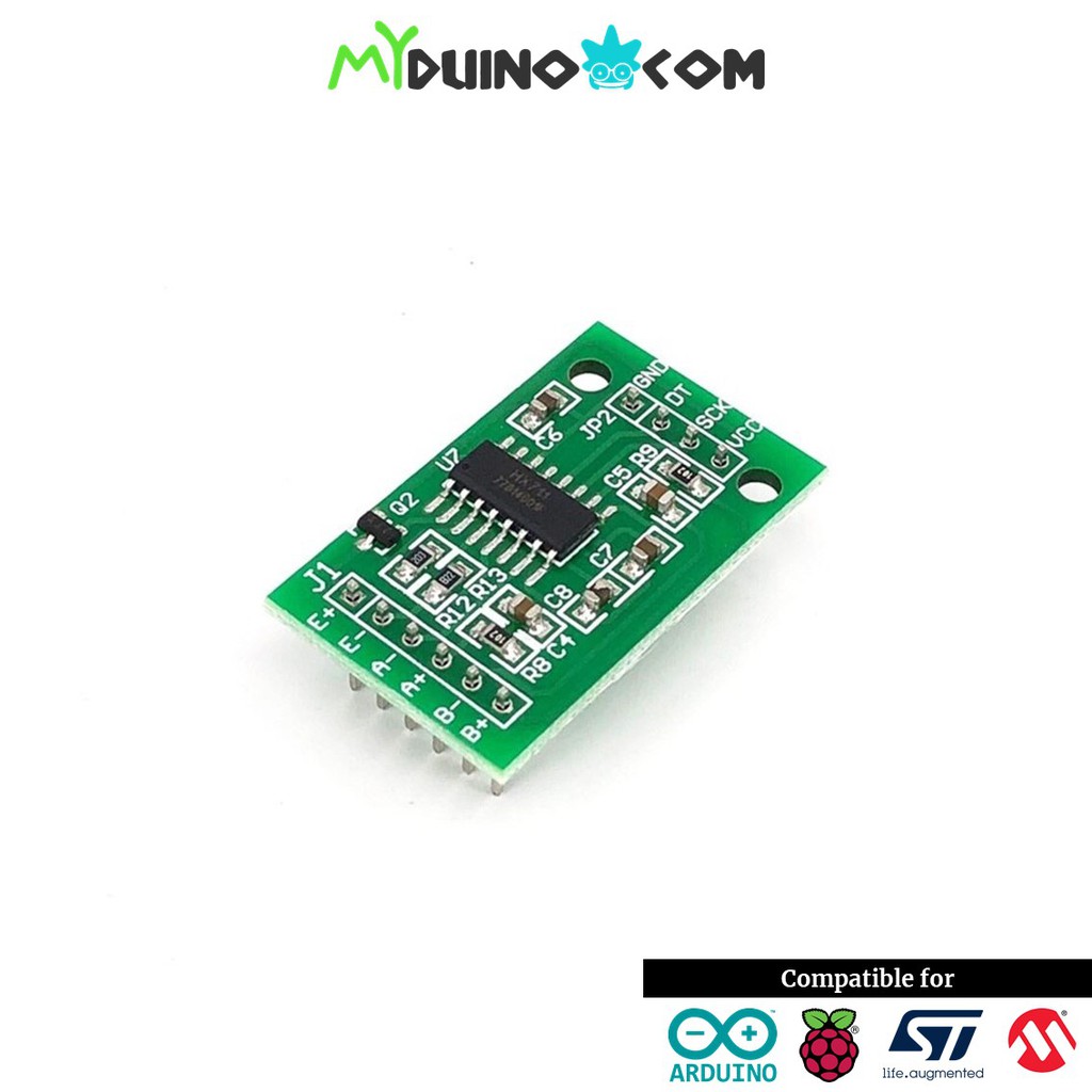 HX711 Dual Channel 24-bit Precision A/D Weighing Force Load Sensor ...