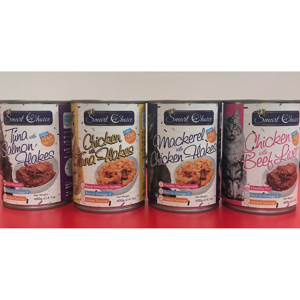 Smart Choice Cat Food Can - 400gm / Makanan Kucing Smart Choice - 400gm ...