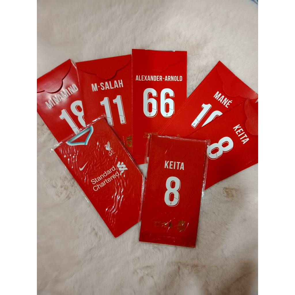 Standard Chartered Authentic Liverpool Merchandise Red Envelope Packet ...