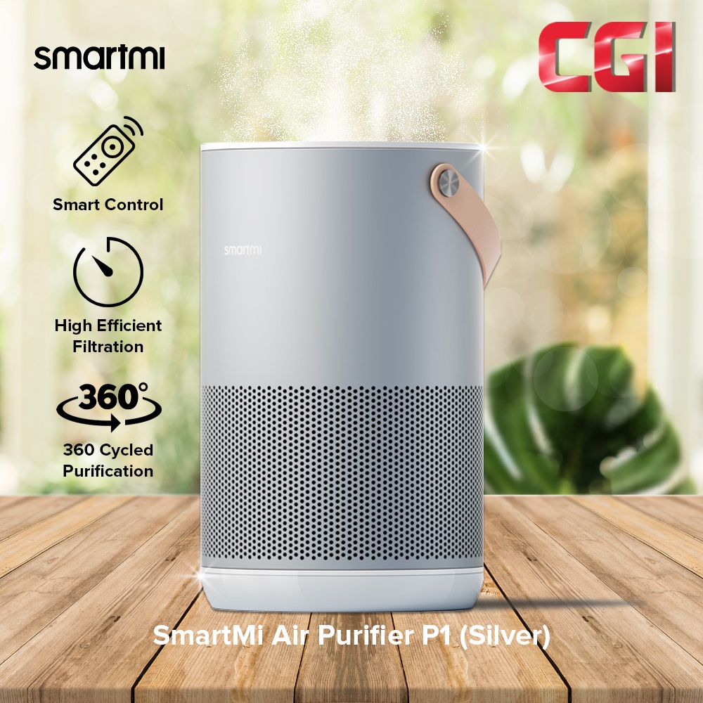 SmartMi Air Purifier P1 HEPA Filter Smart App Control-ZMKQJHQP12 ...