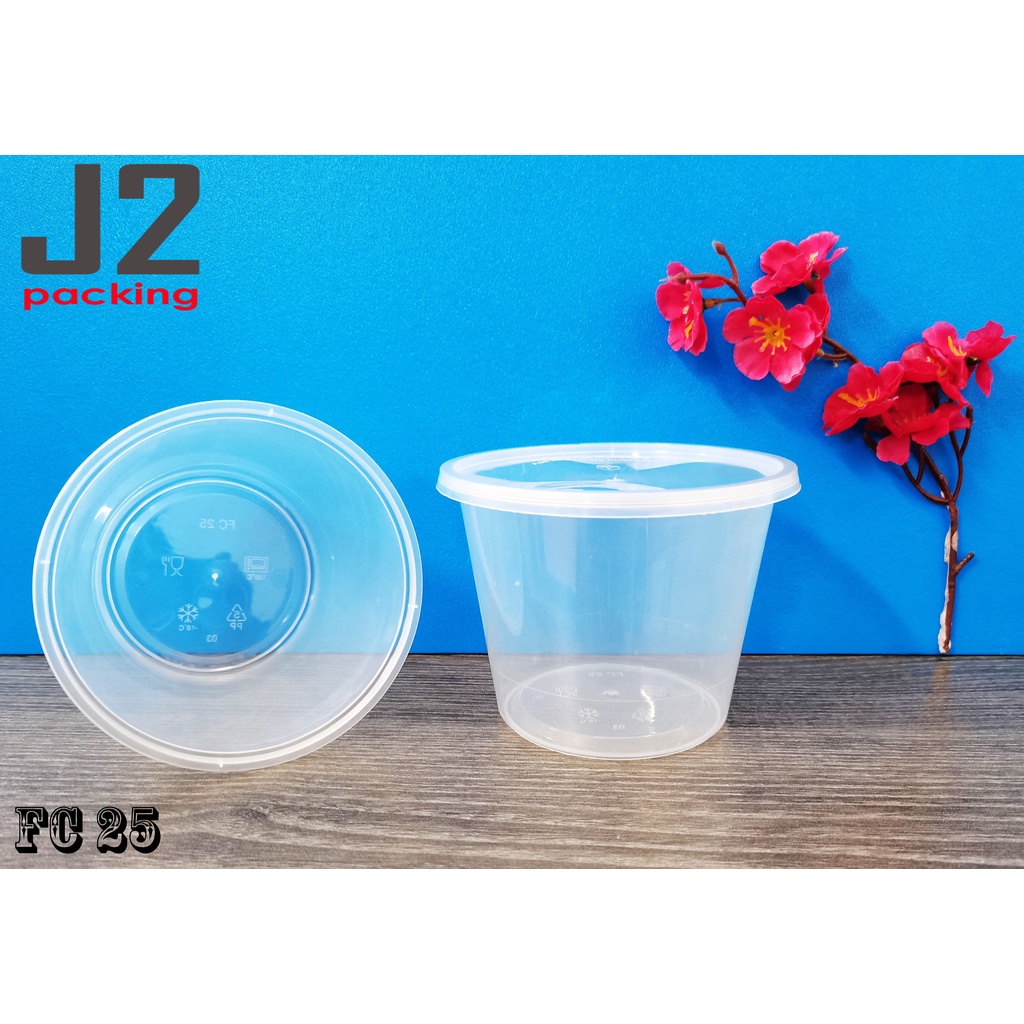 Microwave Round Food Container With Lid / Bekas Bubur / Bekas Taufu-fah ...
