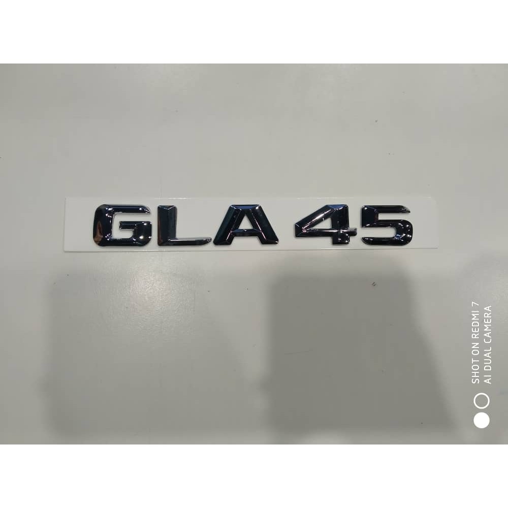 [ READY STOCK !!! ] Mercedes GLA 45 Emblem Logo Chrome Colour ...