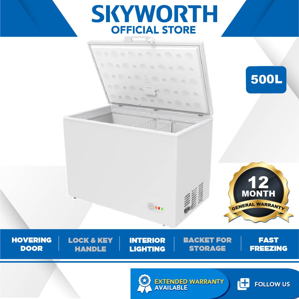 Skyworth Bd500 Chest Freezer (500L) | Shopee Malaysia
