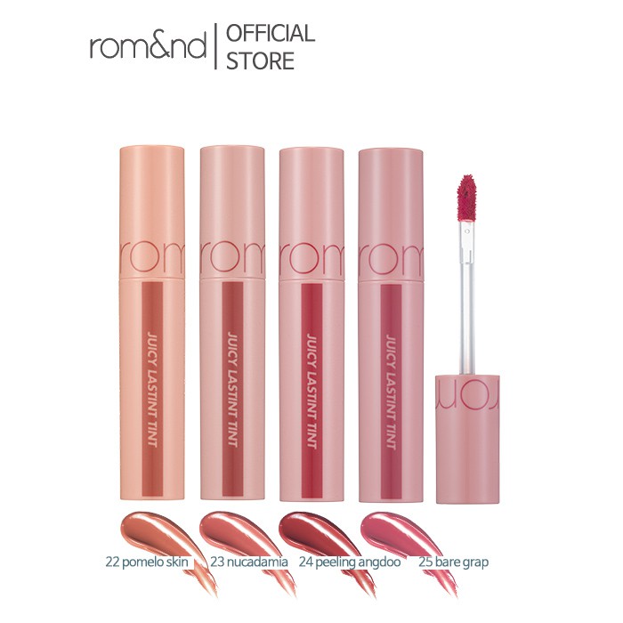 [romand] Rom&nd New 21 S/S Juicy Lasting Tint (4 colors) | Shopee Malaysia