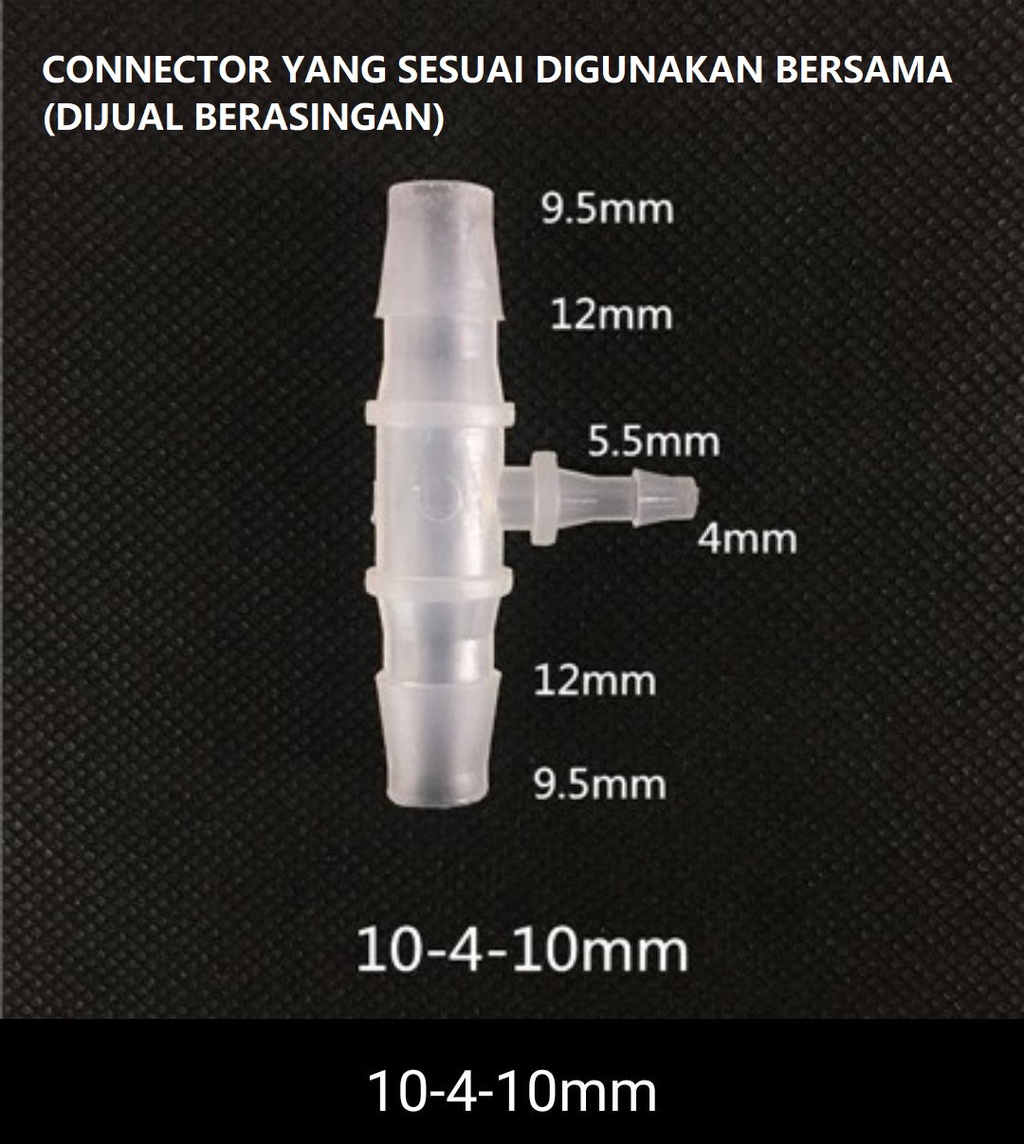 16mm - 1 METER - Uniring Oxygen Bubble Hose Aeration Aerotube Fish Pond ...