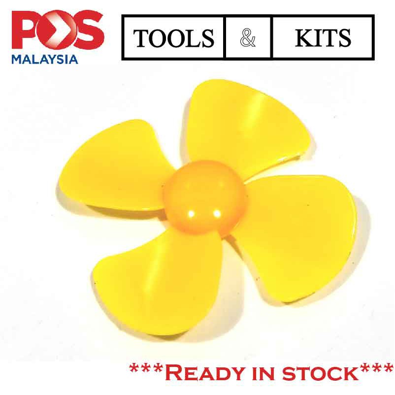 56mm Small Plastic Fan Blade Red/Yellow/Blue/Green/Pink/White for DIY ...