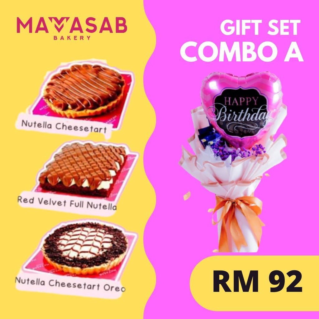 BOUQUET FLOWER/HAPPY BIRTHDAY/ ASSORTED & KEK MAMASAB ASSORTED | Shopee ...